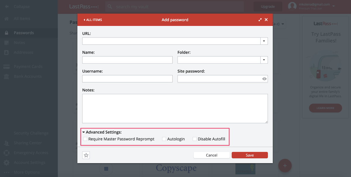 Import keepass into lastpass