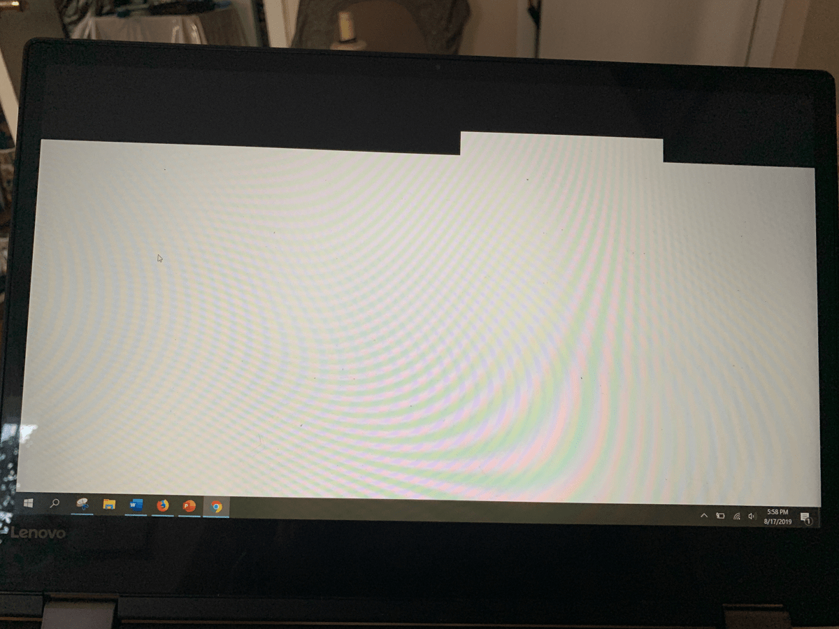 Why is my computer in black and white