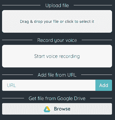 Add audio to image