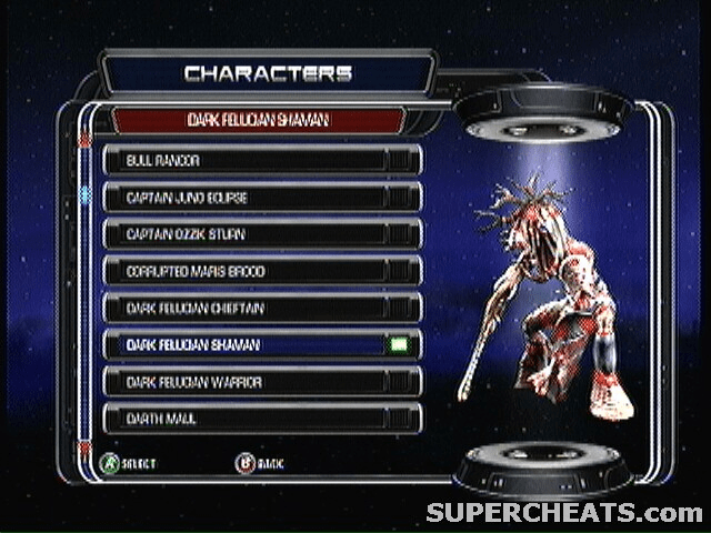 Cheat codes for force unleashed 2