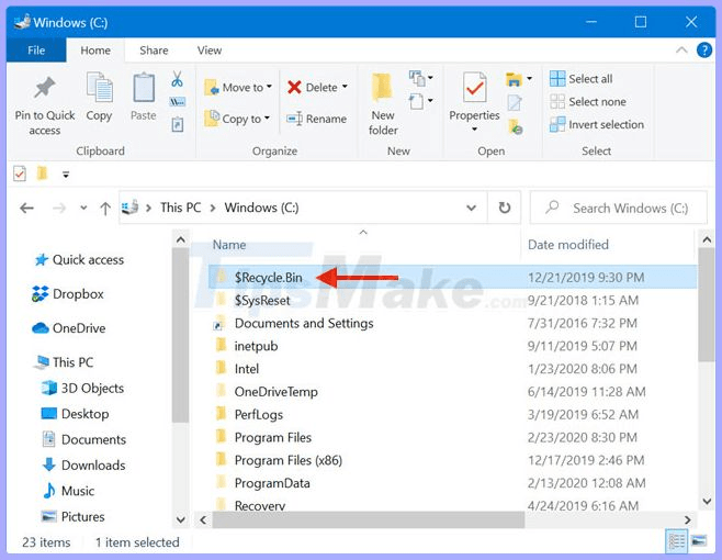 How to find recycle bin in windows 8