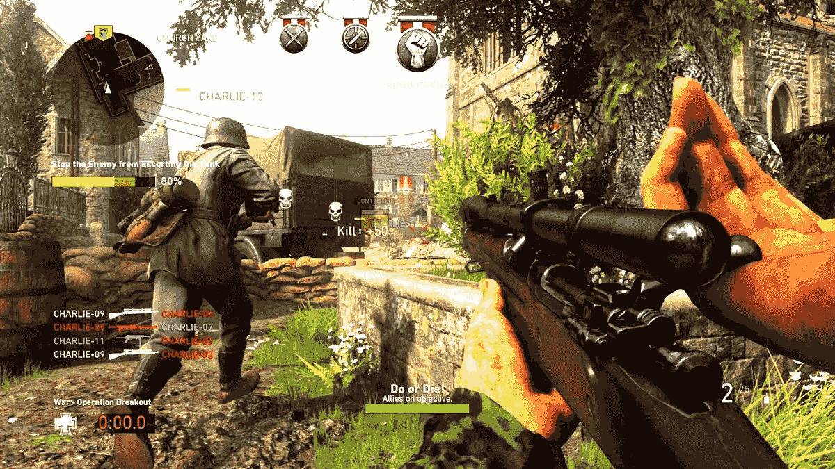 Call of duty ww2 snipers