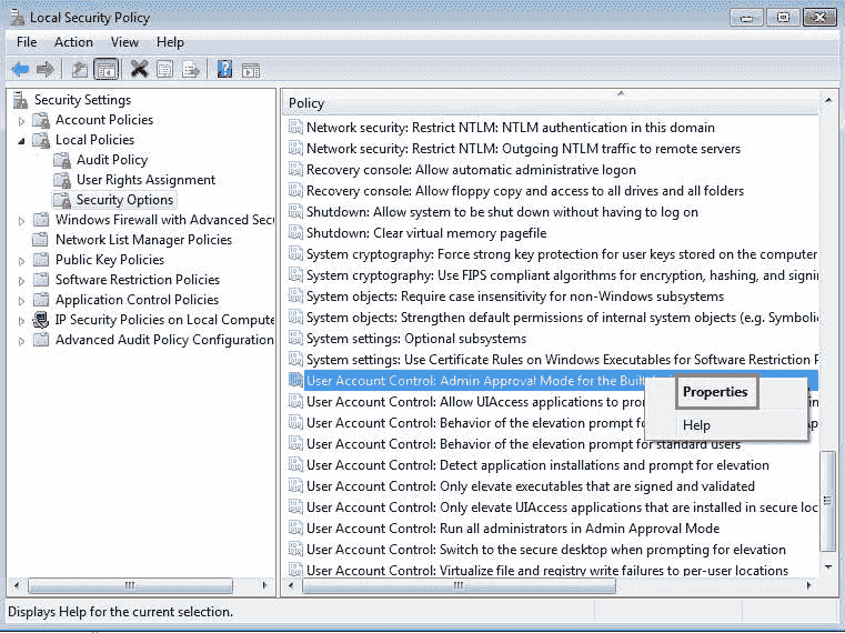 Windows 10 built in administrator error