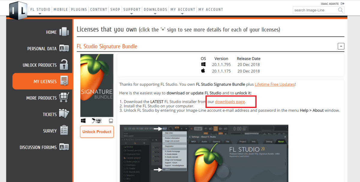 How to change key in fl studio