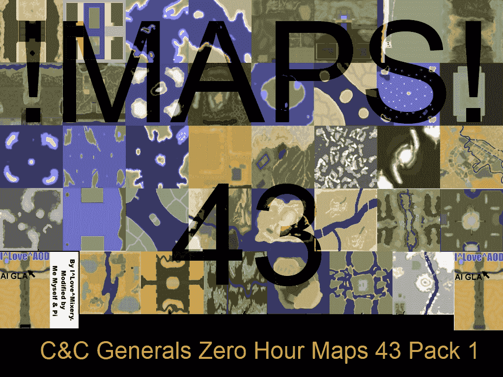 Command and conquer generals unofficial maps