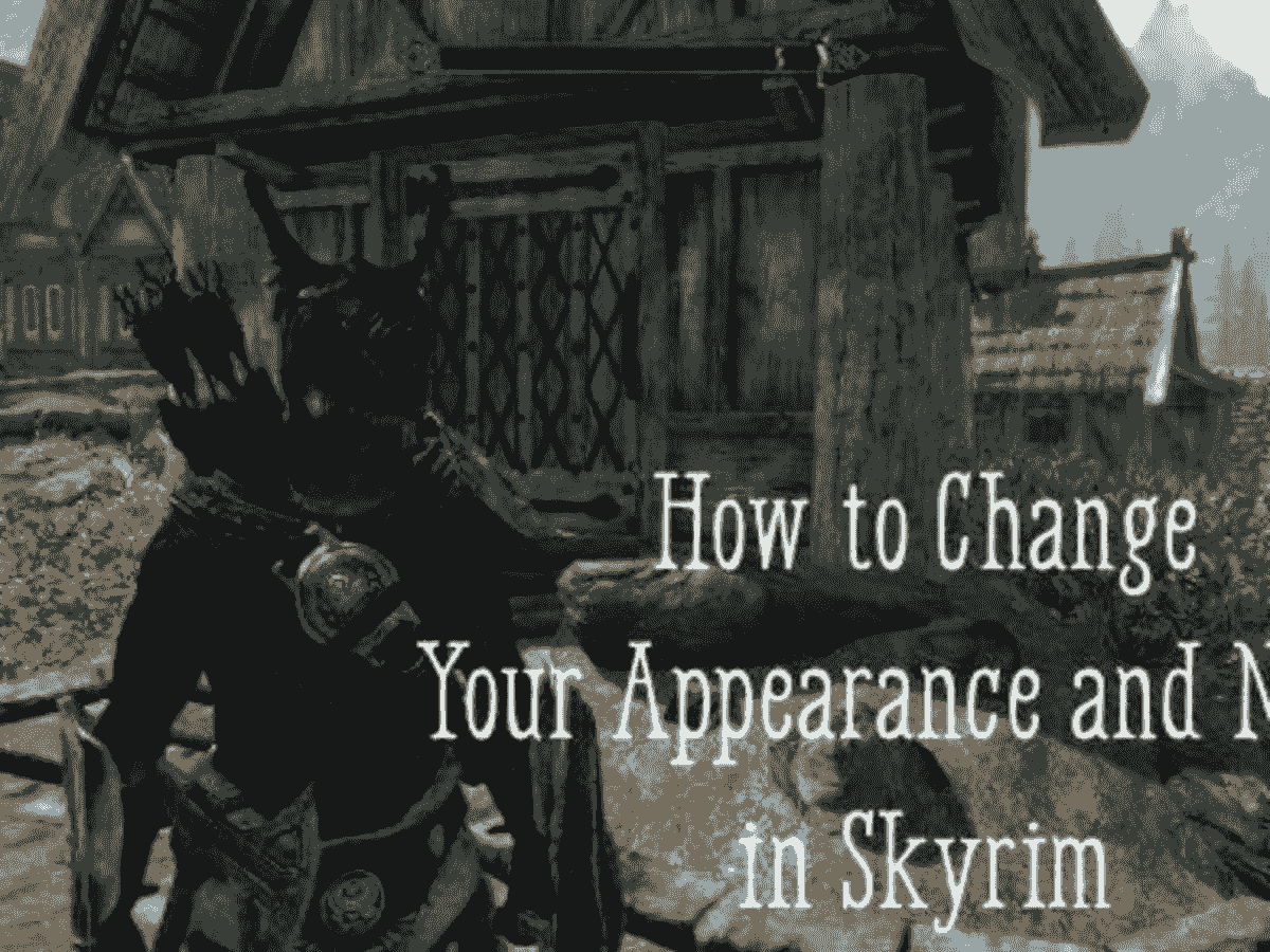 Skyrim character creation mod