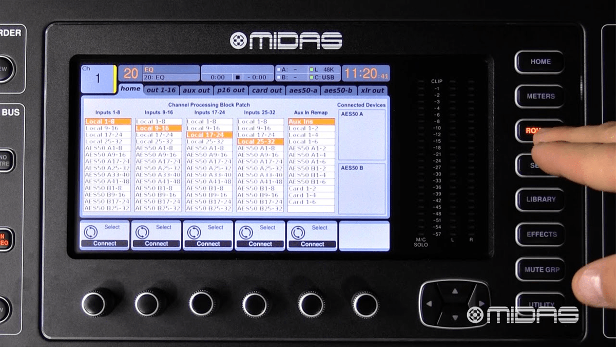 Behringer x32 output routing