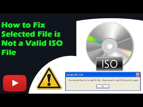 Poweriso the file format is invalid or unsupported