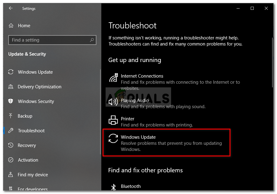 Windows update error 80244004