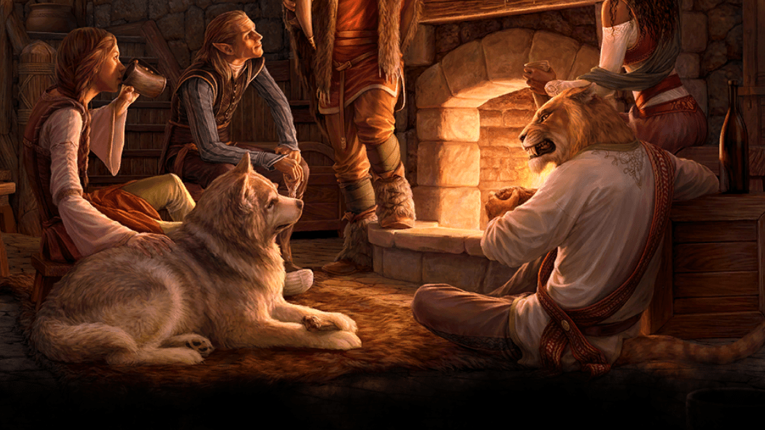 Elder scrolls online loading screen art