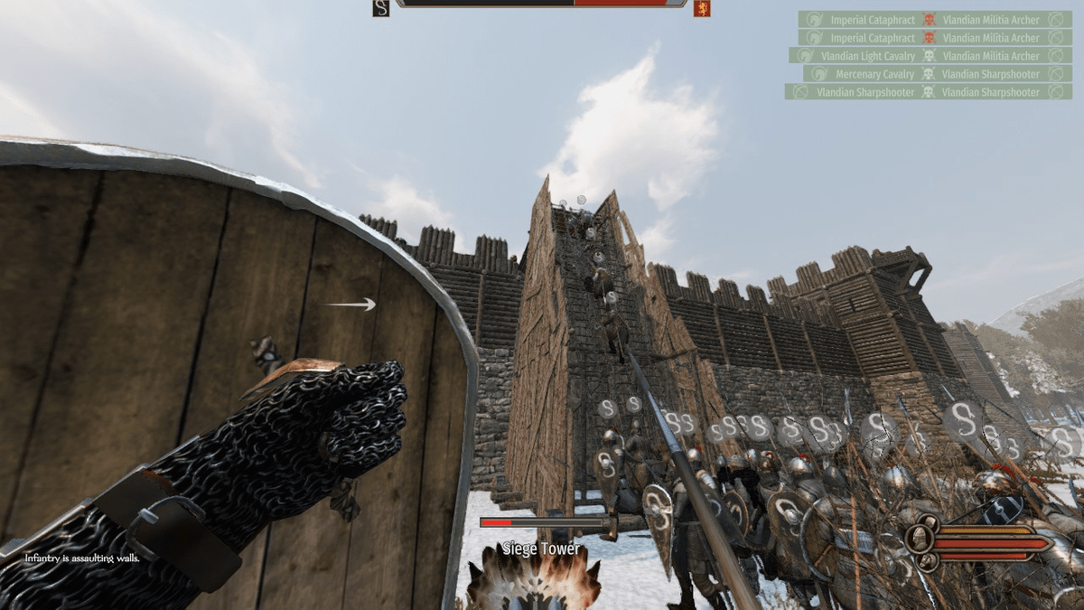 Mount and blade siege tower