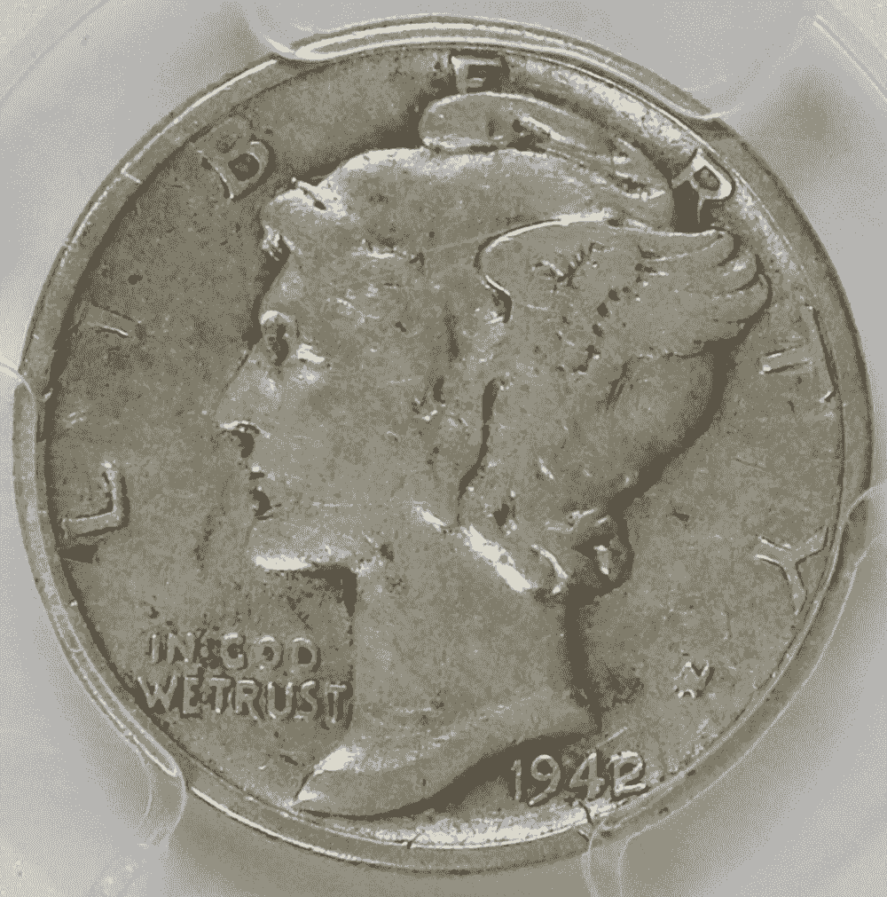 1942 mercury dime price