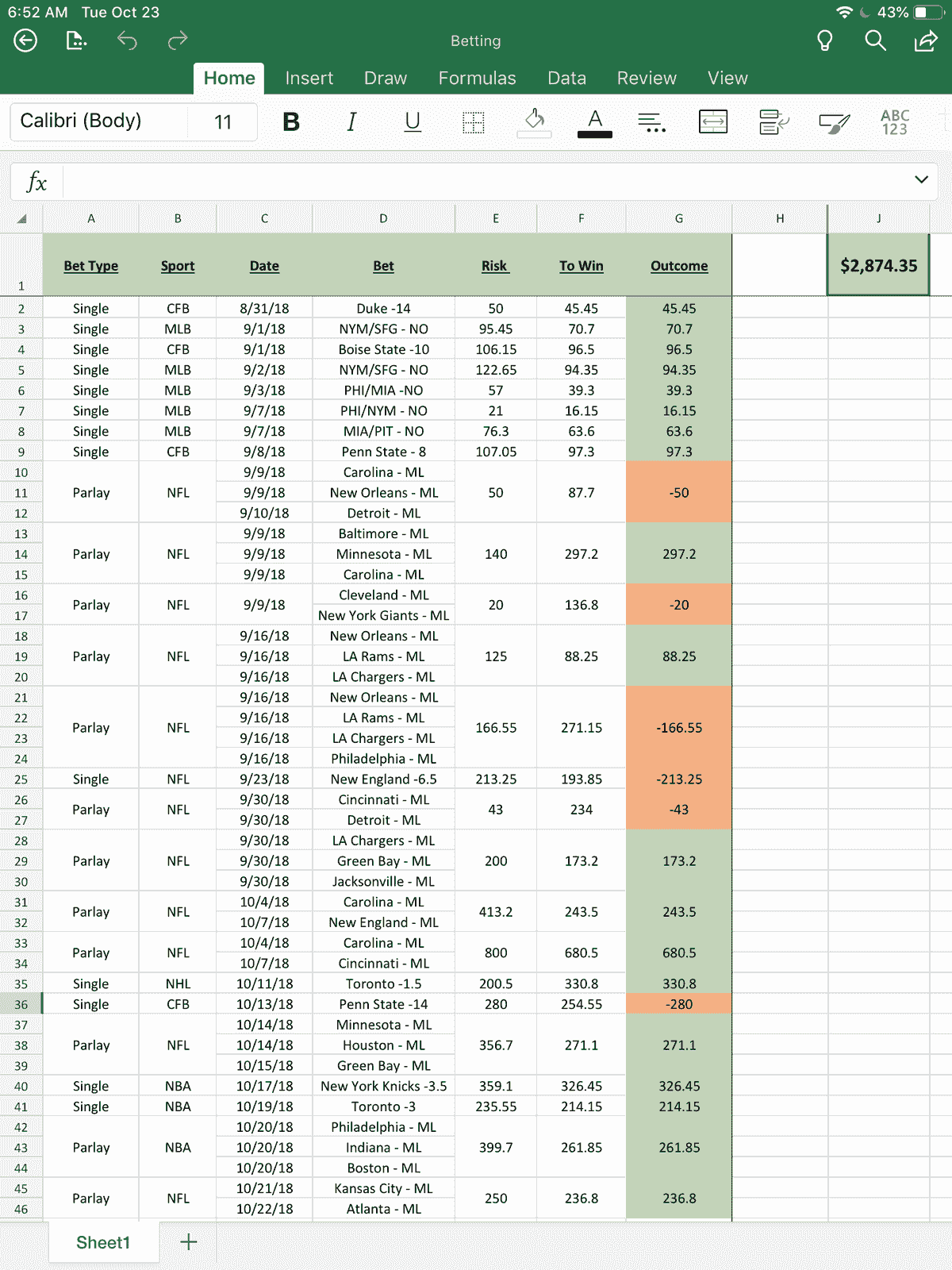 Best website for online sport betting