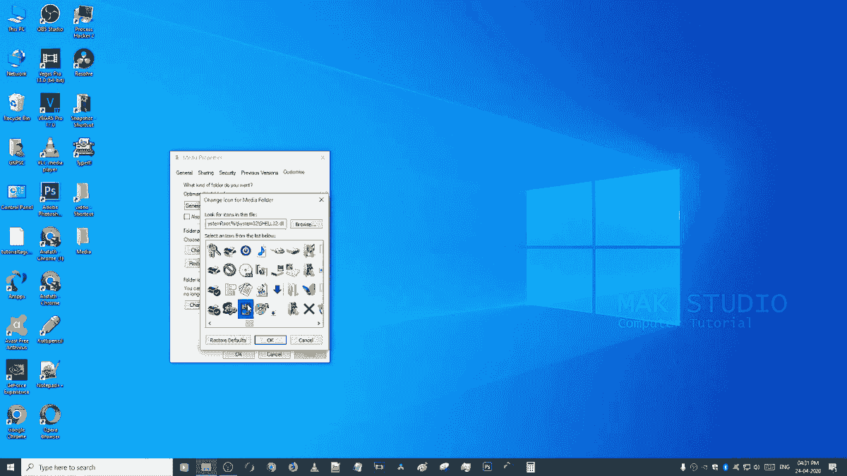 Folder icon changer for windows 10
