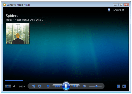 Microsoft windows media player