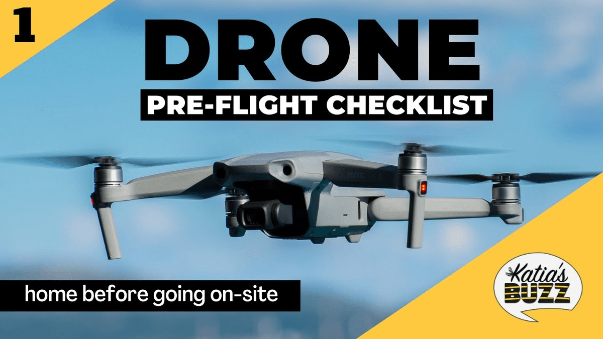 Pre flight checklist drone
