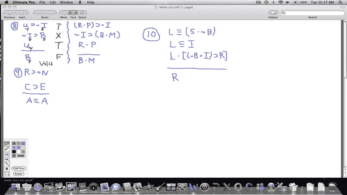 Indirect truth table calculator