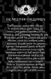 Creepy poems for halloween
