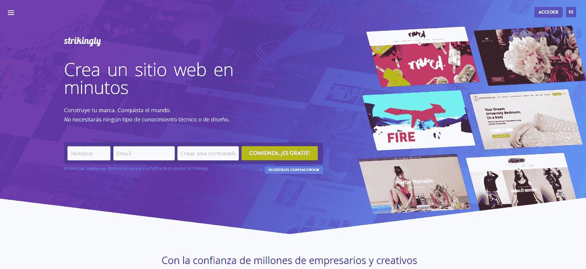 Los Ejemplos de Páginas de Inicio de Sitios Web Más Atr...