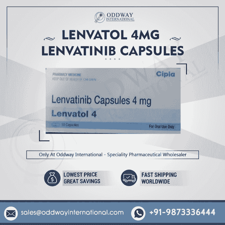 以最低价格购买 Lenvatol 4mg Lenvatinib(Lenvima) 胶囊 - Cancer