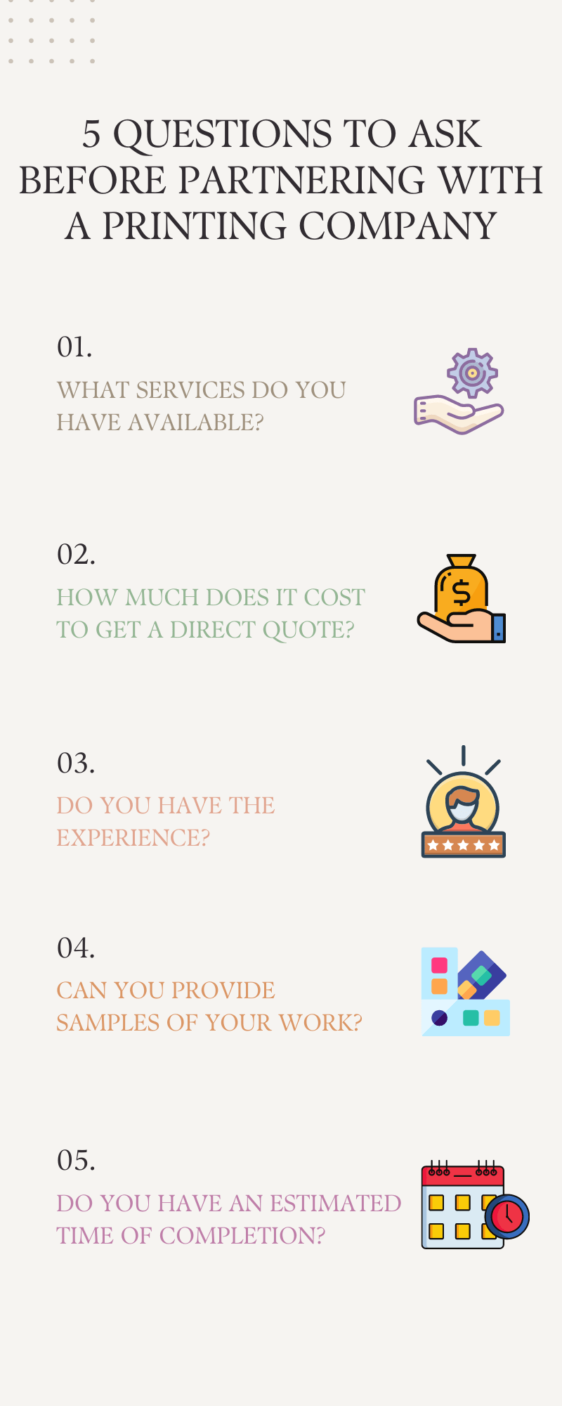 5 Key Questions To Ask Before Hiring A Printing Company...