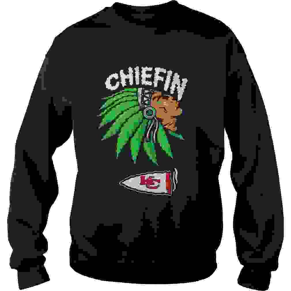 Kansas City Chiefs chiefin Weed Smoke shirt