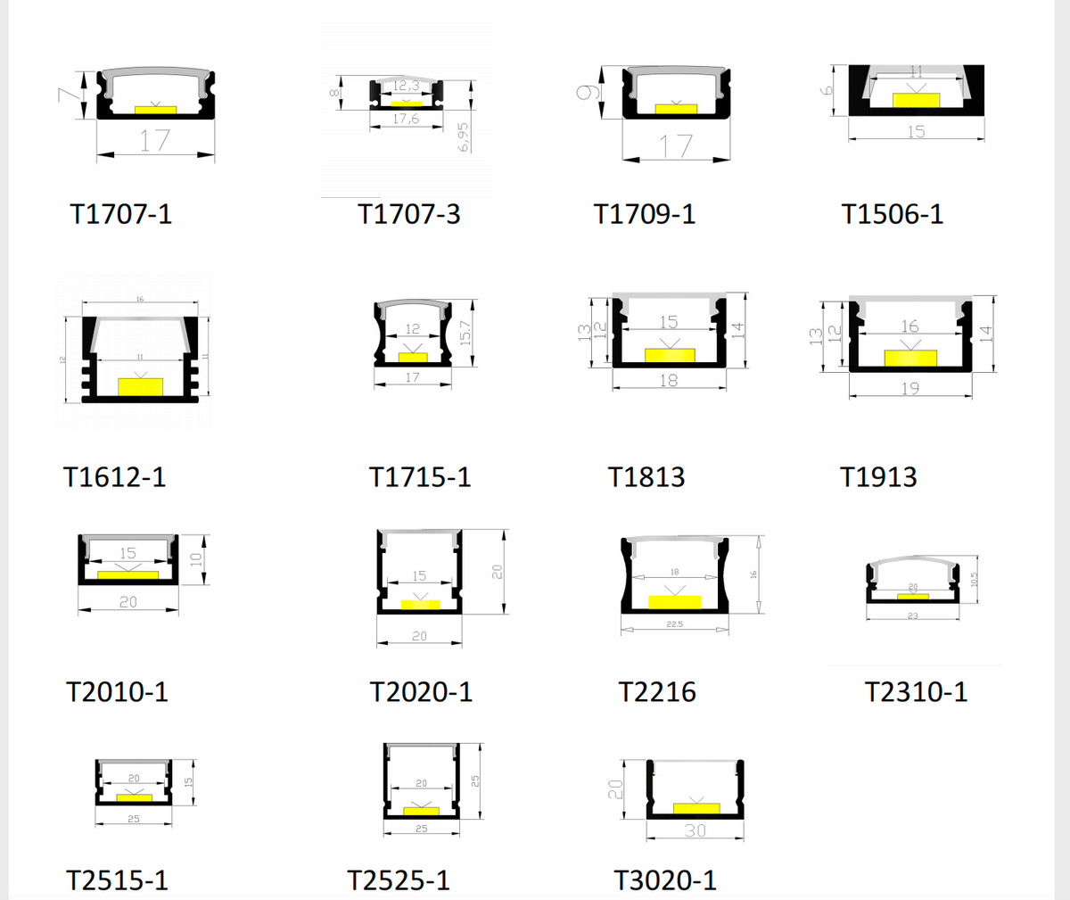LED Aluminum Profiles - LED Aluminum Profile