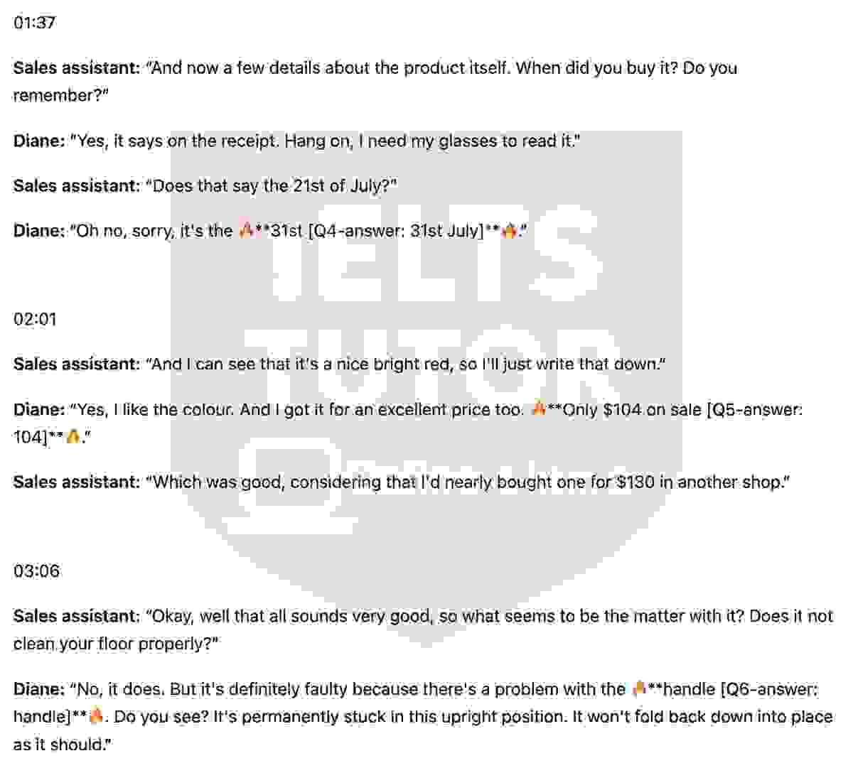 🔥Customer Complaint Form — Product Return: Đề thi IELTS...