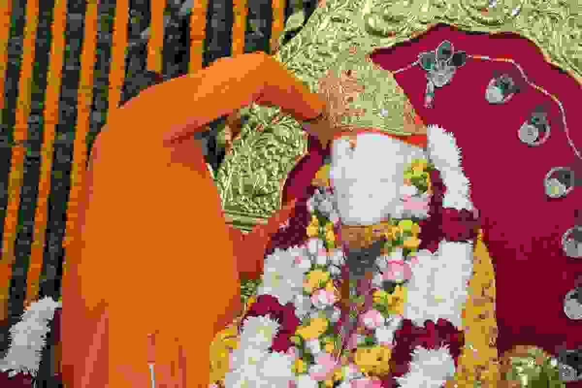 Thousands of People Flocked to Saidham Faridabad on New...