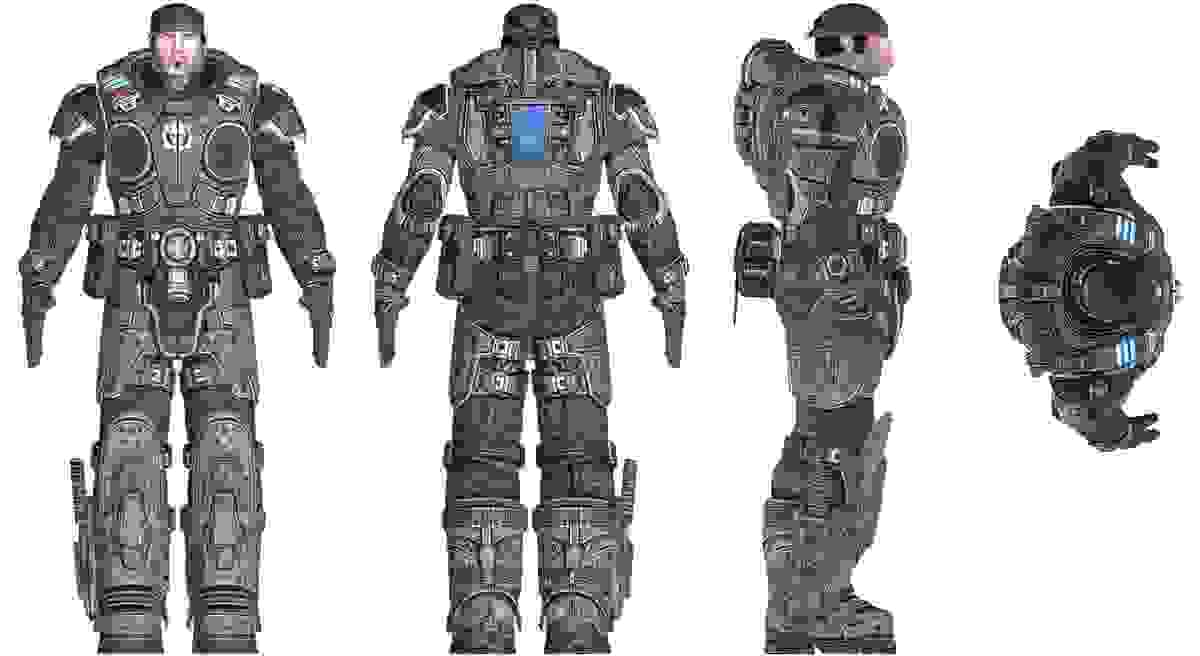 Gears Of War Foam Armor Templates