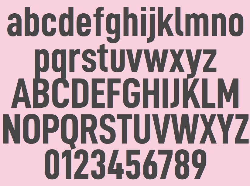 DIN Bold Font