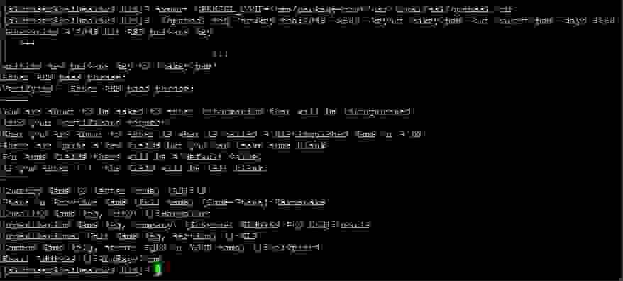 Openssl Generate Key And Self Signed Certificate