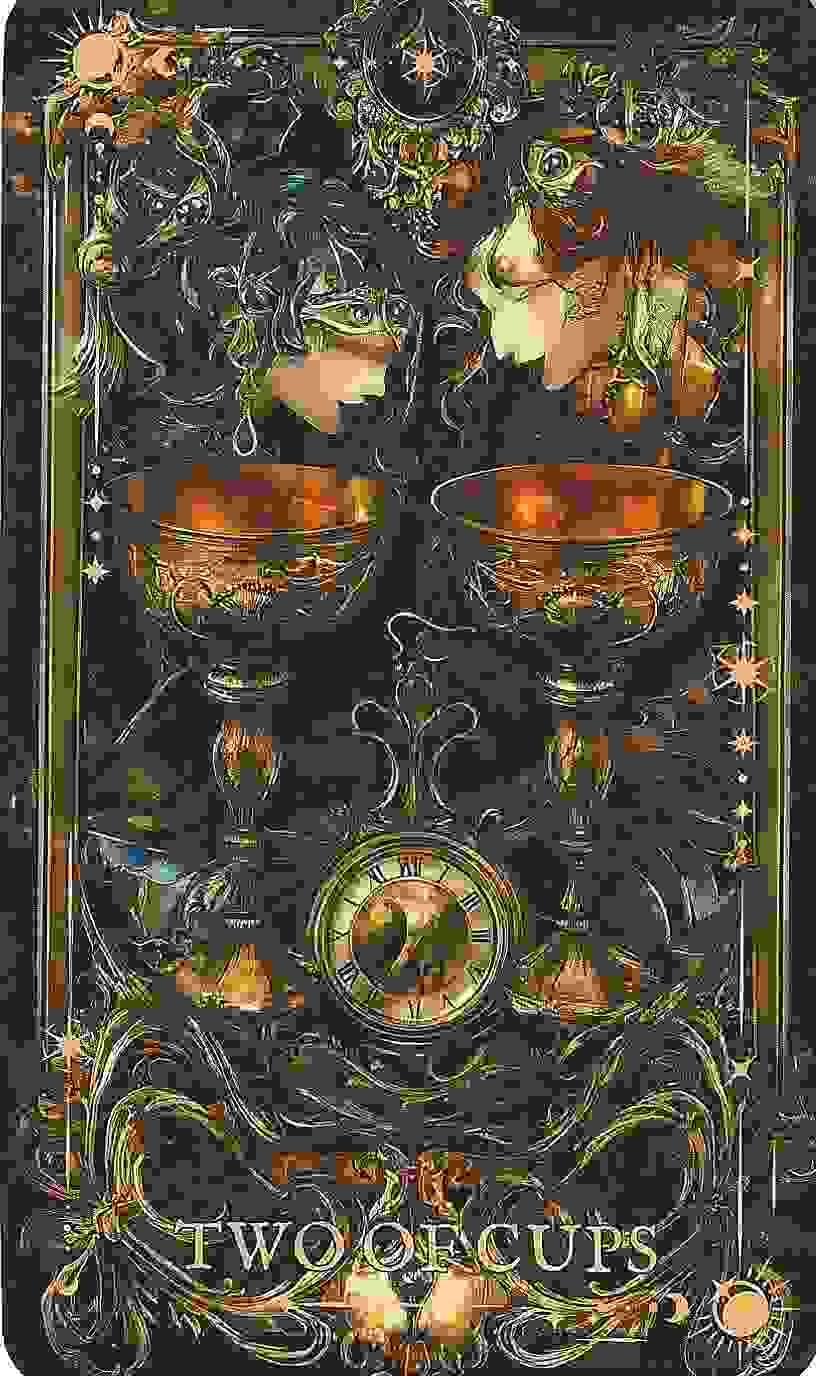 Minor Arcana of Union: Thoth Tarot — Two of Cups (Love)...