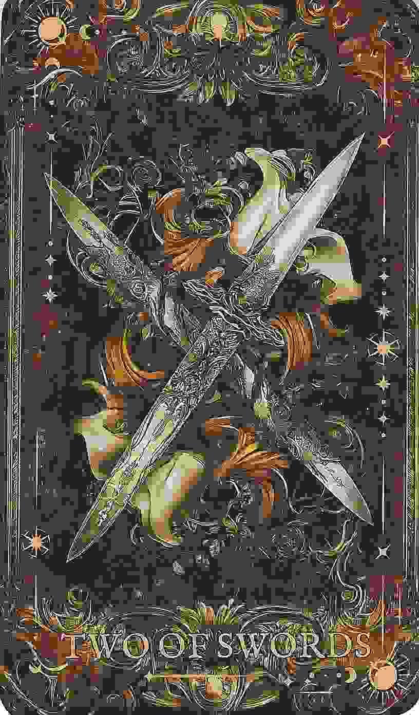 The Tarot of Eli, LLC-Minor Arcana: Thoth- 2 of Swords-...