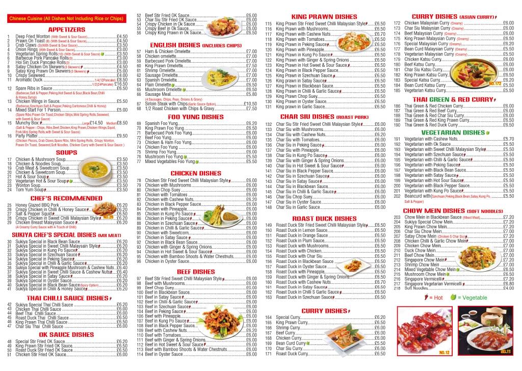 Sukiya Chinese & Japanese Takeaway & Delivery in Penrith on Strikingly