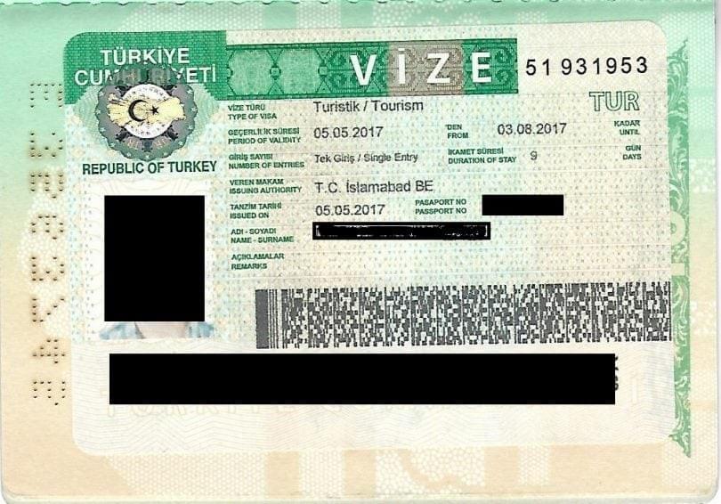 Turkey Visa Requirements - Business Tourist Visa Requir...