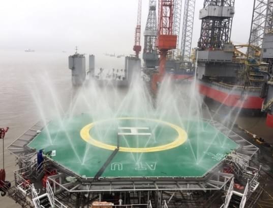 NSO boasts Water-Only DIFFS Technology for Helidecks
