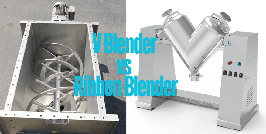 V Blender vs Ribbon Blender - powder mixer