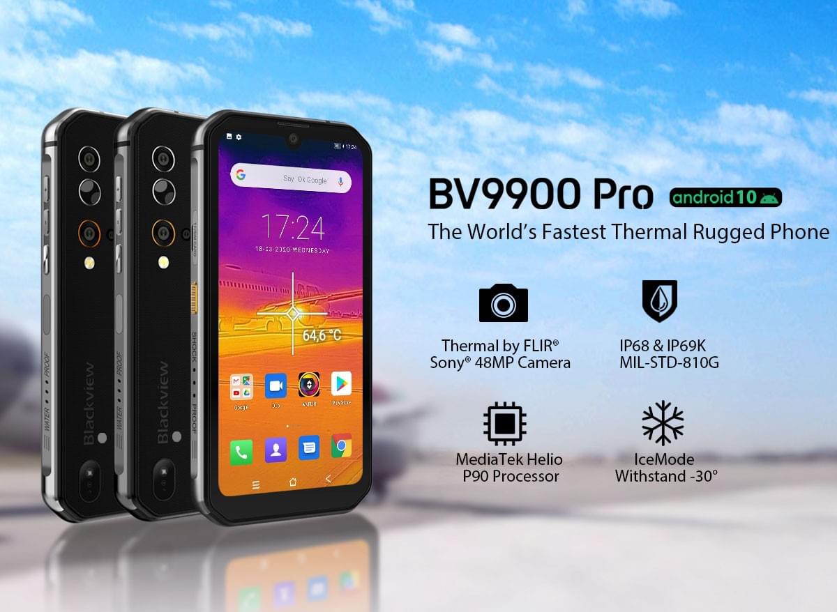 BV9900 Pro - Fastest Thermal Rugged Phone in the Slim P...