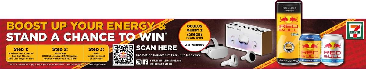 7-ELEVEN EXCLUSIVE - BOOST UP YOUR ENERGY LUCKY DRAW