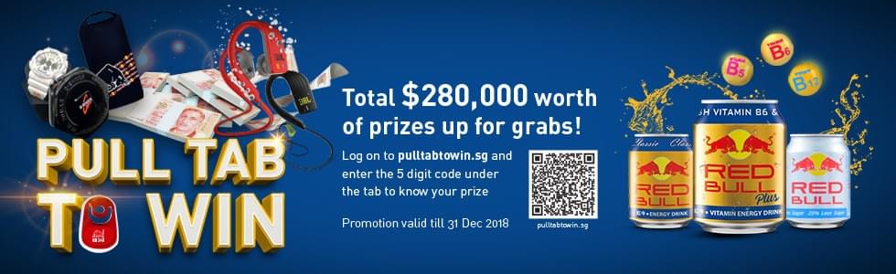 Red Bull Pull Tab To Win 2018