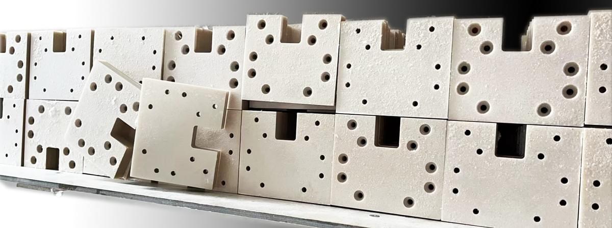 Mica parts in the medium frequency centrifugal casting ...