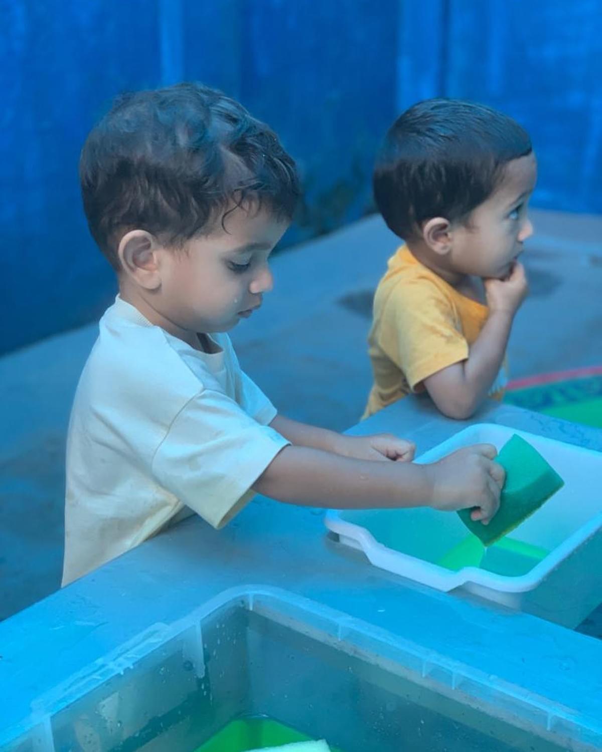 Sensory Fun: Squeeze the Sponge Activity Unleashes Joy ...