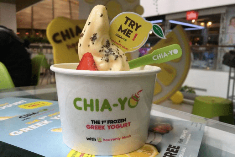 Frozen Greek Yogurt Lemon dari Chia-Yo
