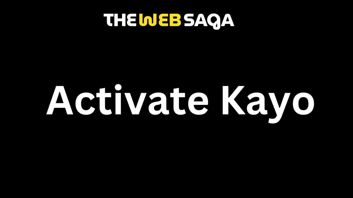 How to Activate Kayo via auth.streamotion.com au/activa...