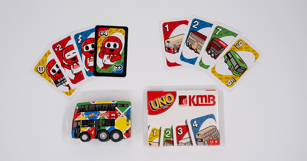 OK便利店推出 KMB X UNO限定精品 ! 九巴主題UNO遊戲卡/經典版巴士模型系列 - 生活熱話
