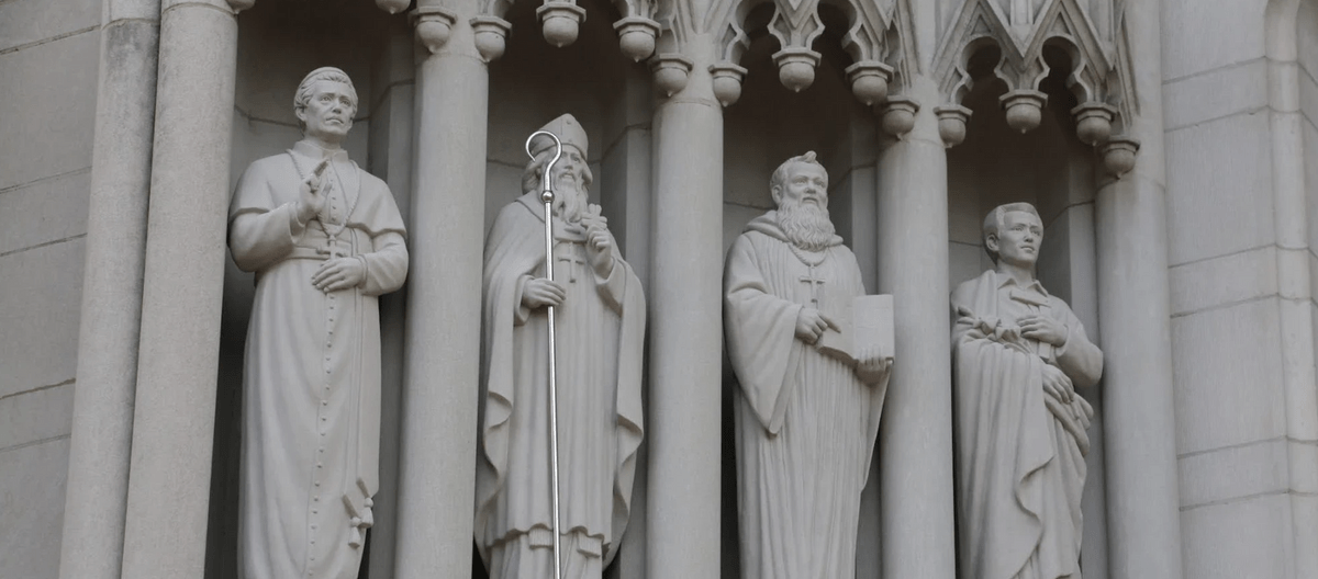 24 stone statues for church usage