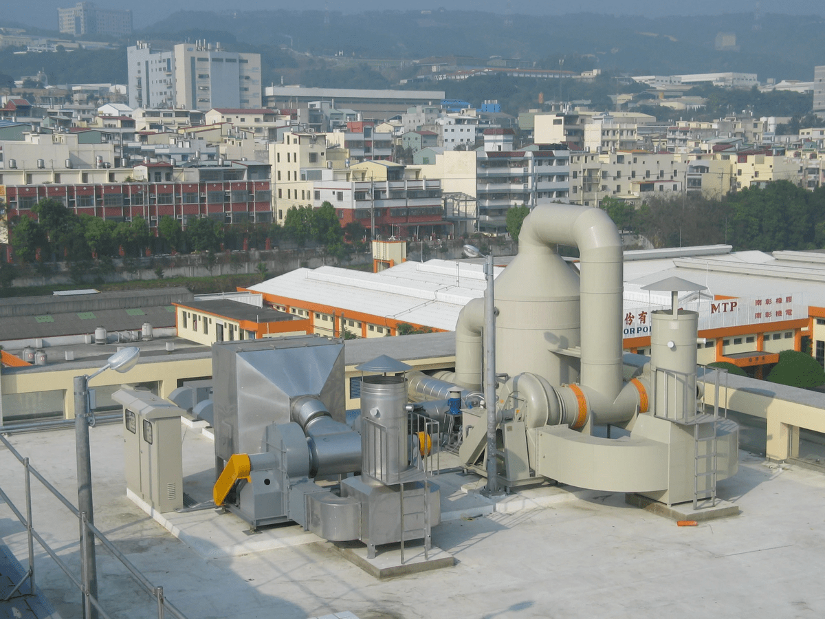 最常見基本款的VOC處理系統