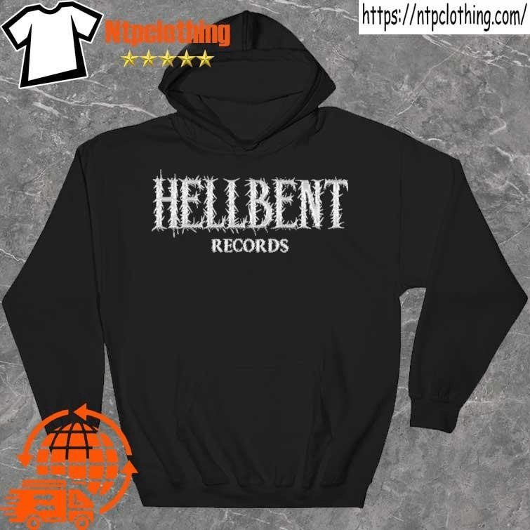 Official Hellbent Records Spiked Chrome Logo Shirt