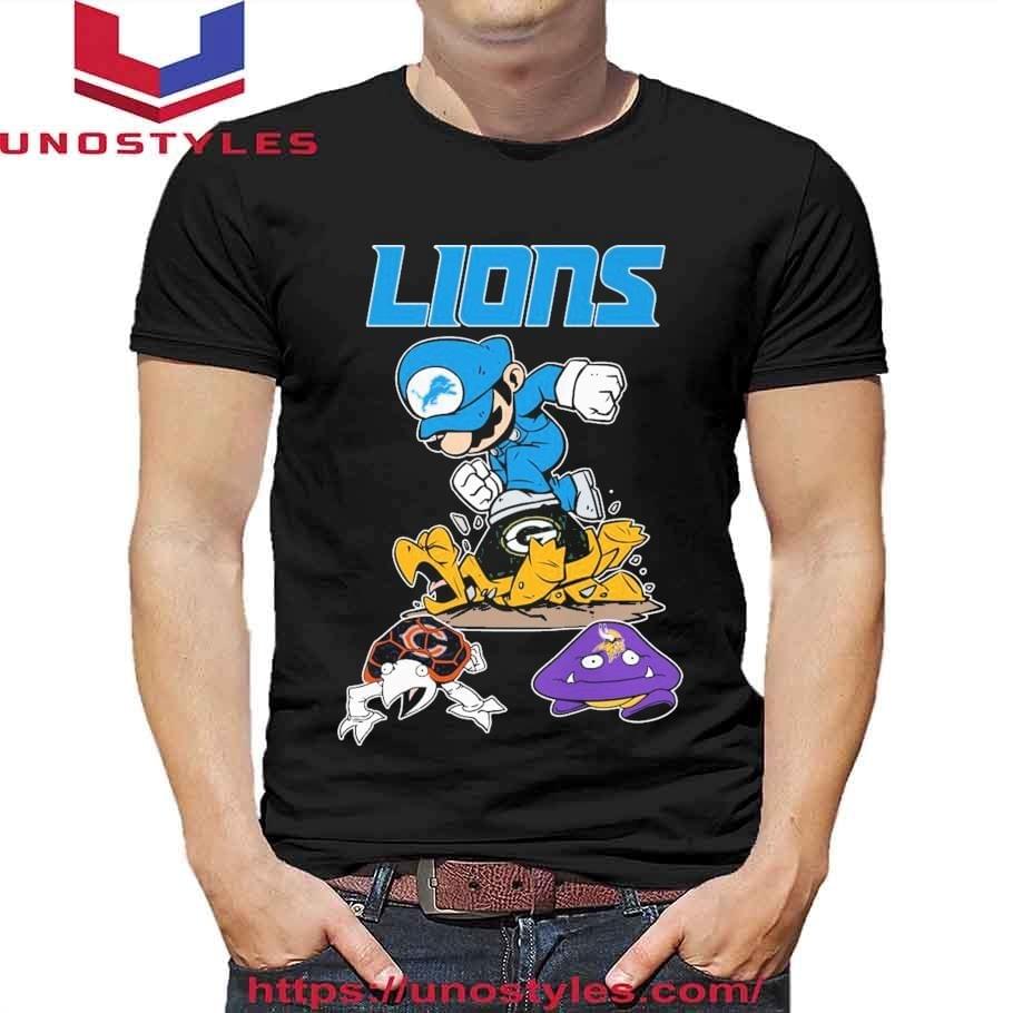 Mario Detroit Lions Stomp Green Bay Packers Chicago Bea...